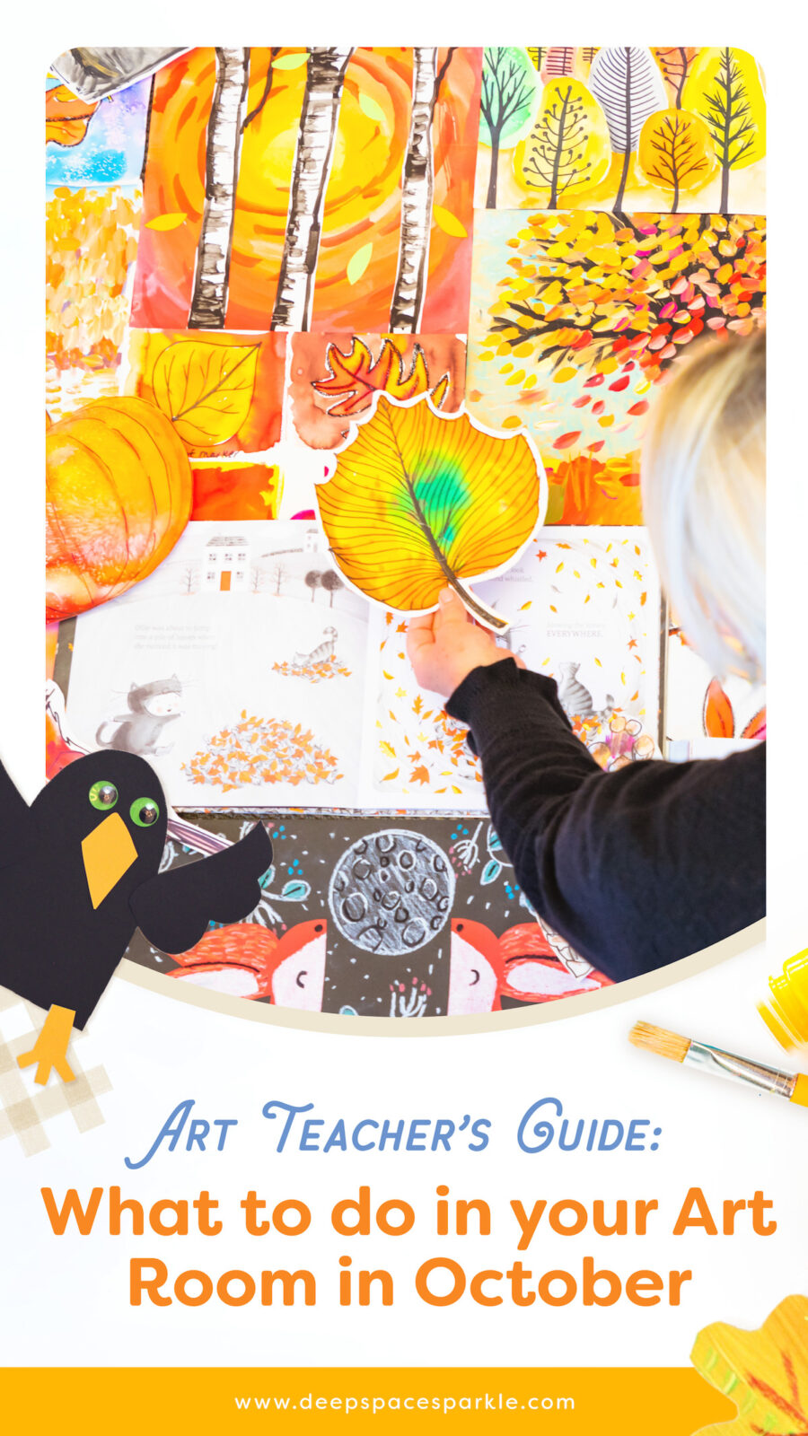 What to do in your Art Room in October | Deep Space Sparkle