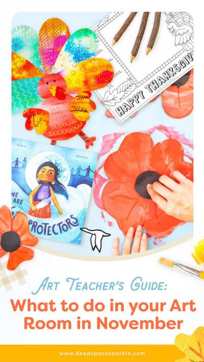 What to Do in your Art Room in November | Deep Space Sparkle
