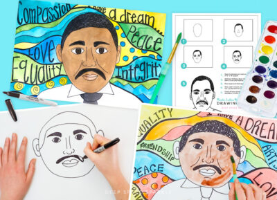 What to do in your Art Room in January | Deep Space Sparkle