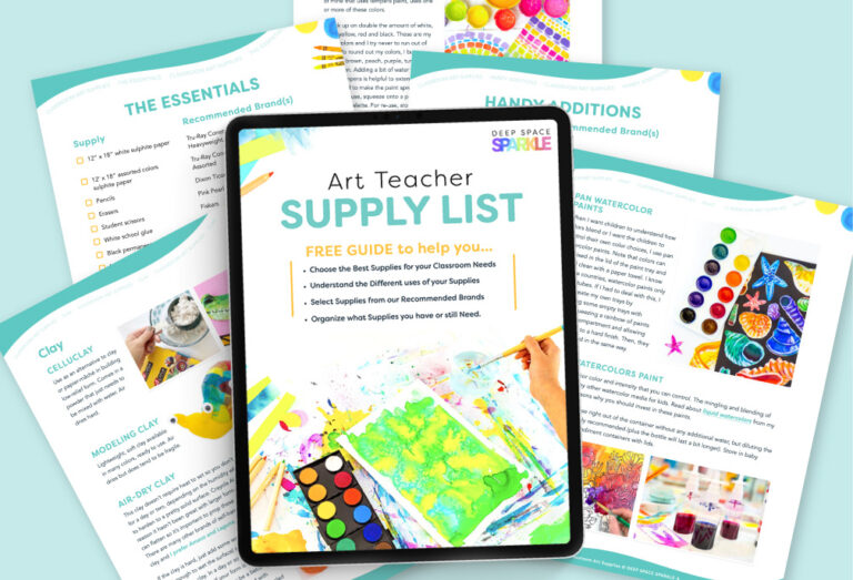 Your 8 Step Plan to Organizing your Art Room | Deep Space Sparkle
