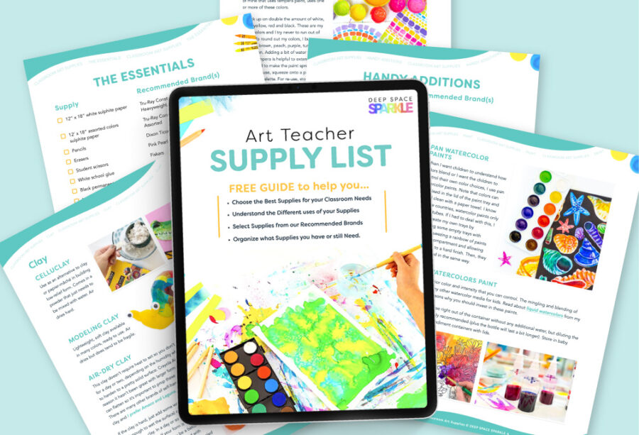 Your 8 Step Plan to Organizing your Art Room | Deep Space Sparkle