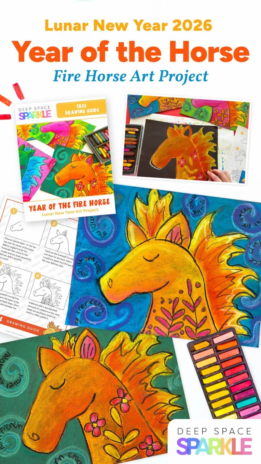 Lunar New Year 2026 | Year of the Fire Horse Art Project | Deep Space ...
